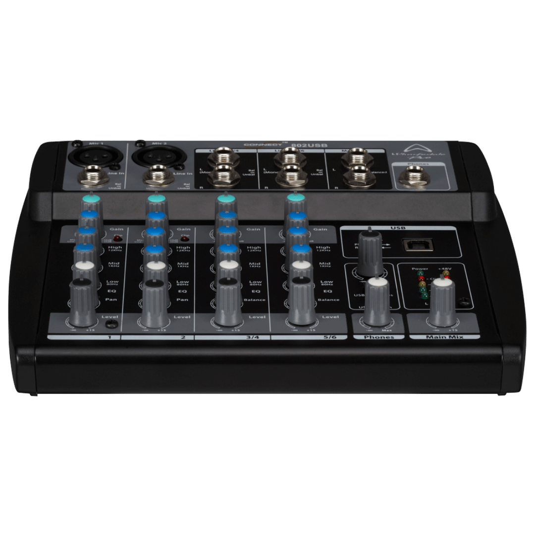 Wharfedale 2 XLR 2 Stereo Ch Mini Mixer w/USB