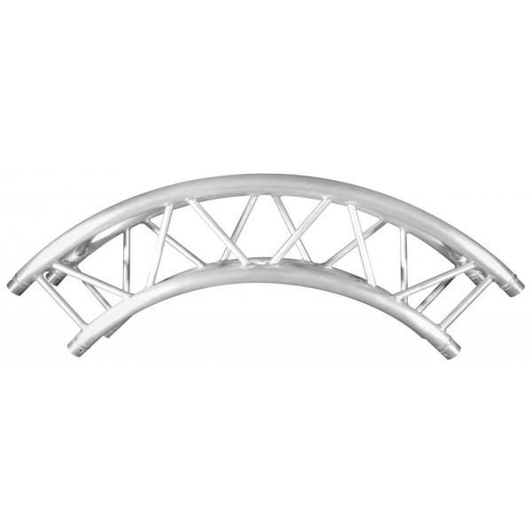 CHAUVET TRUSST 290mm QUAD 90 degree curve 2m diameter (4 to make